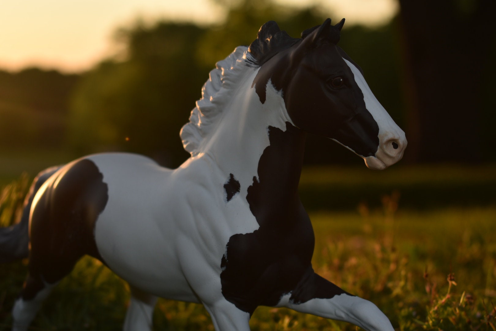 OOAK Custom Model Horse 'flash' Cantering Model Custom Breyer to Match ...