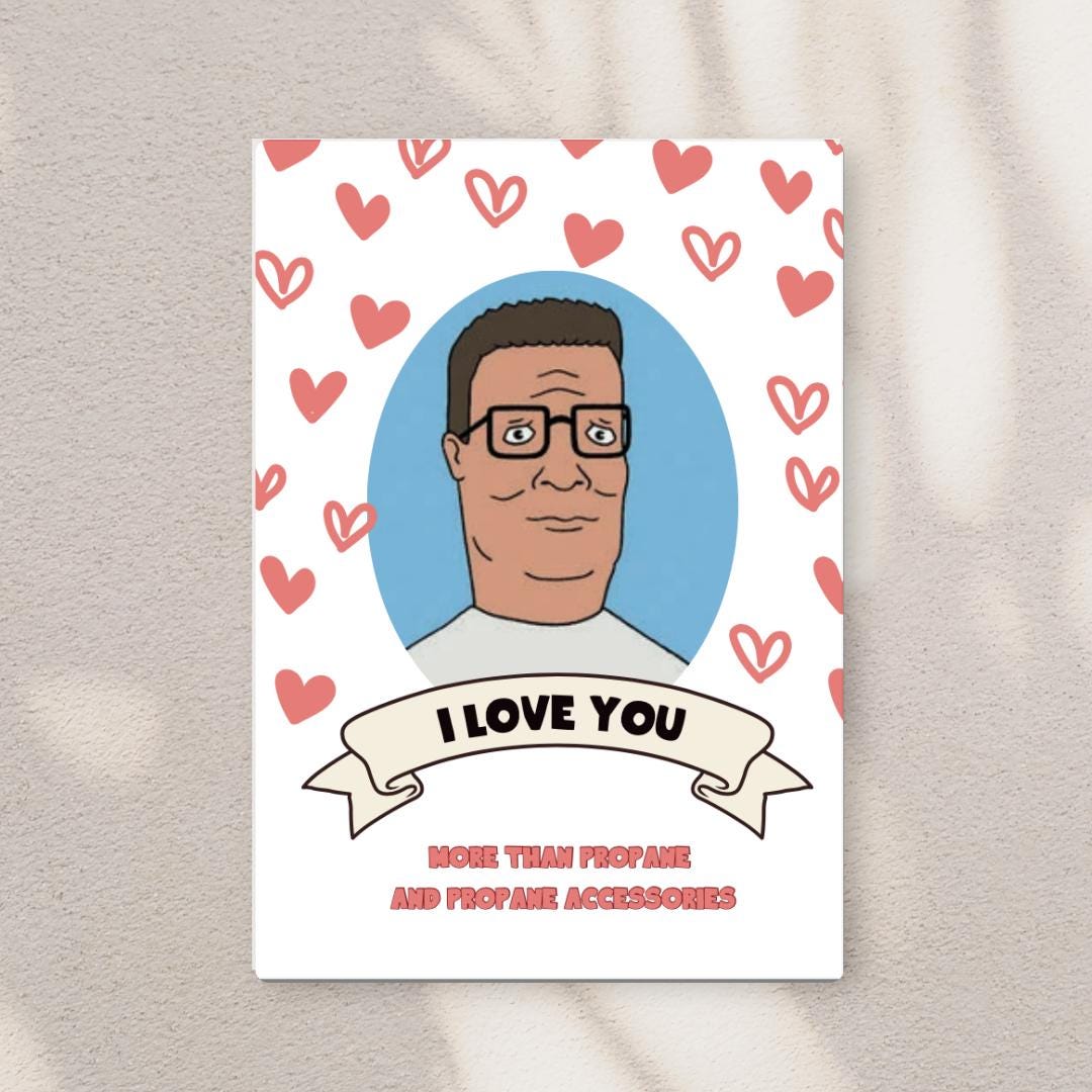 King of the Hill Meme Greeting Card - Hank Hill Card Perfect for ...