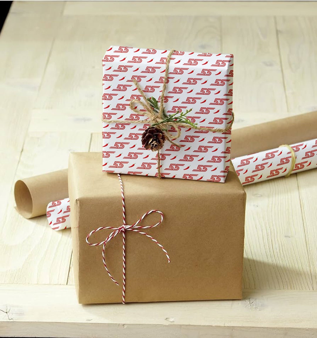 Carlos Chilli Gift Wrap Papers, Custom Vintage Santa Gift Wrap Papers ...