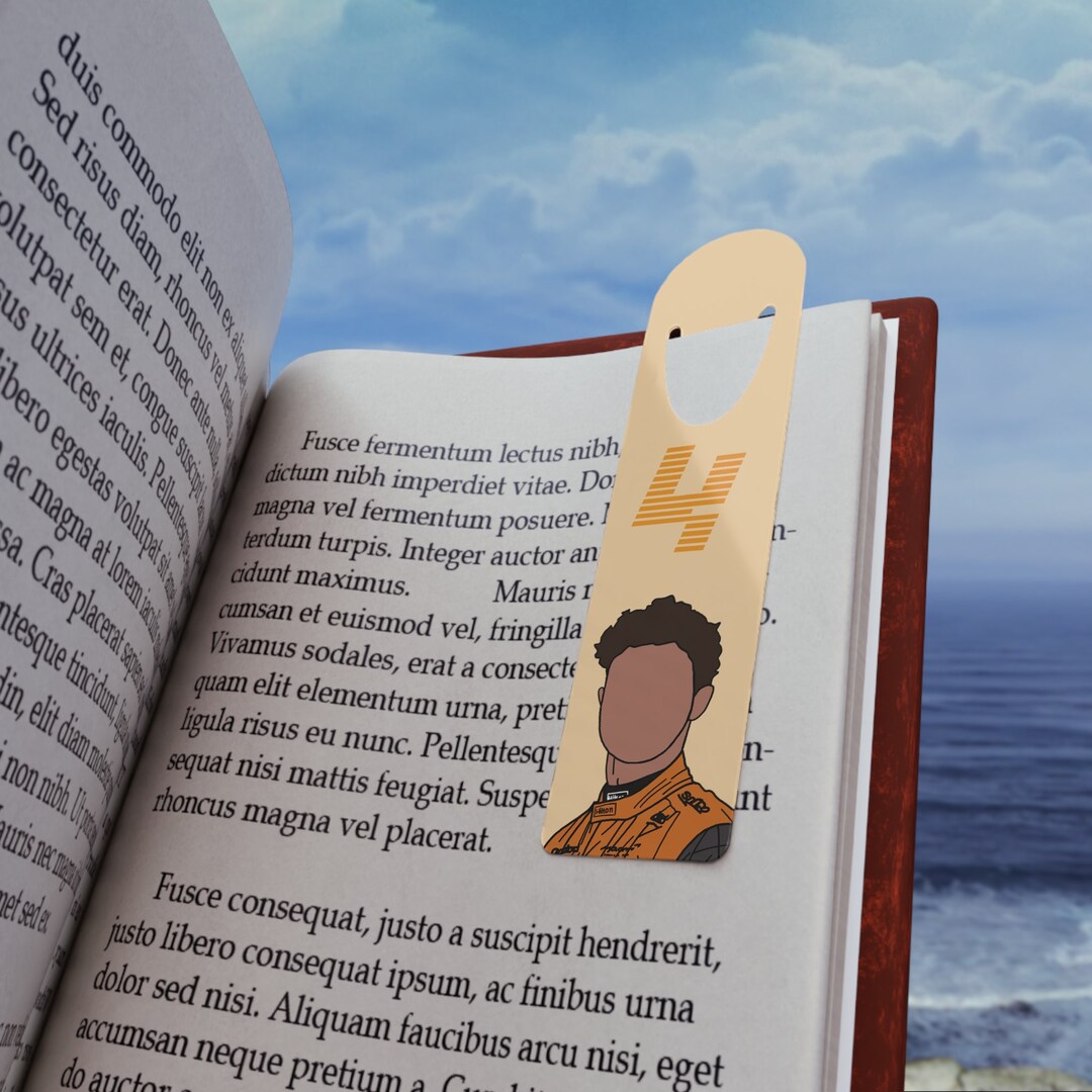 Lando Norris Bookmark: Formula 1 Racing Fan Gift - Etsy