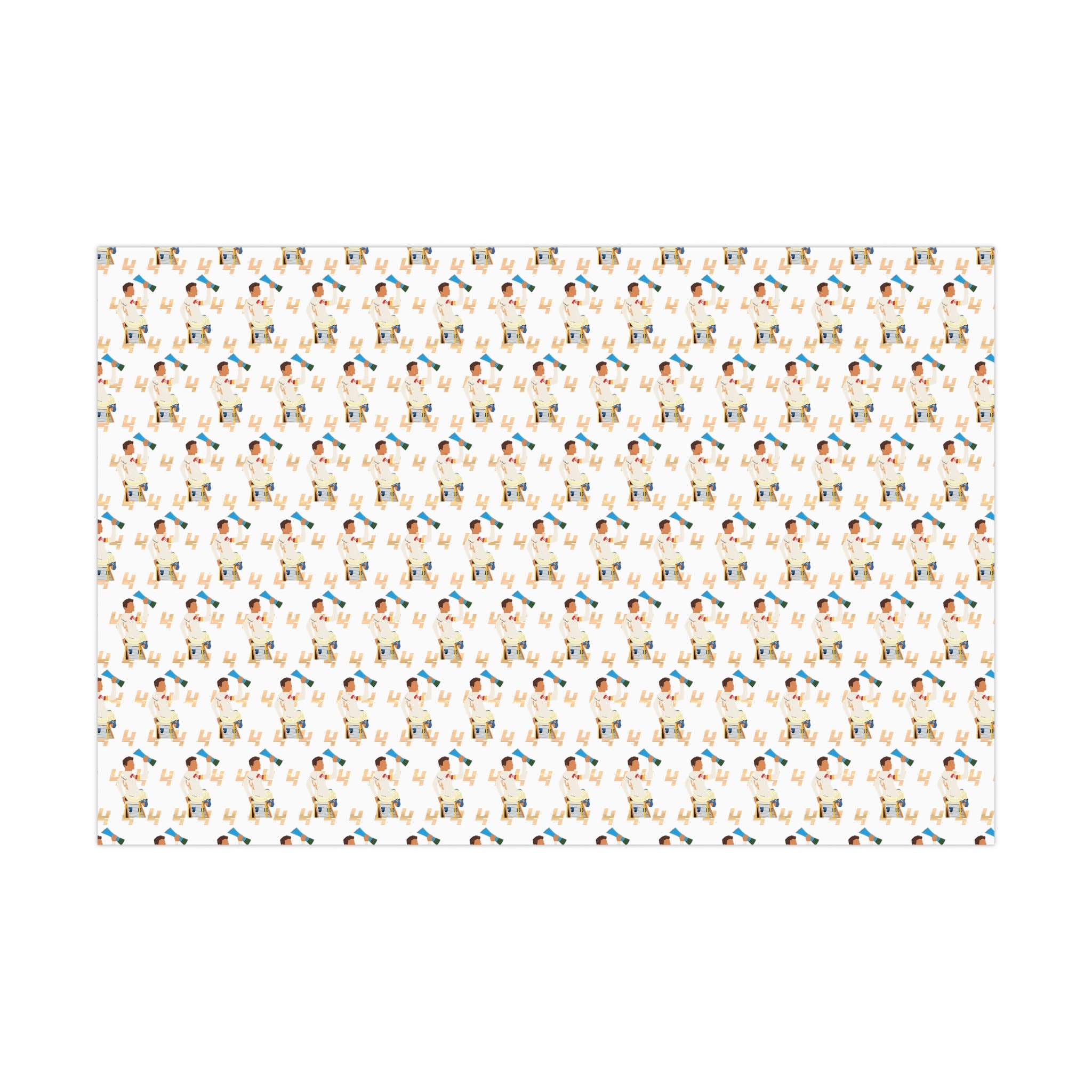 Lando Podium Gift Wrap Papers, Custom Vintage Santa Gift Wrap Papers ...