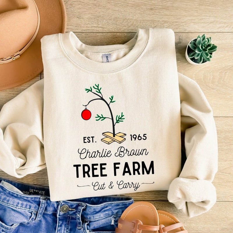 Peanuts Tree Farm Png - Etsy
