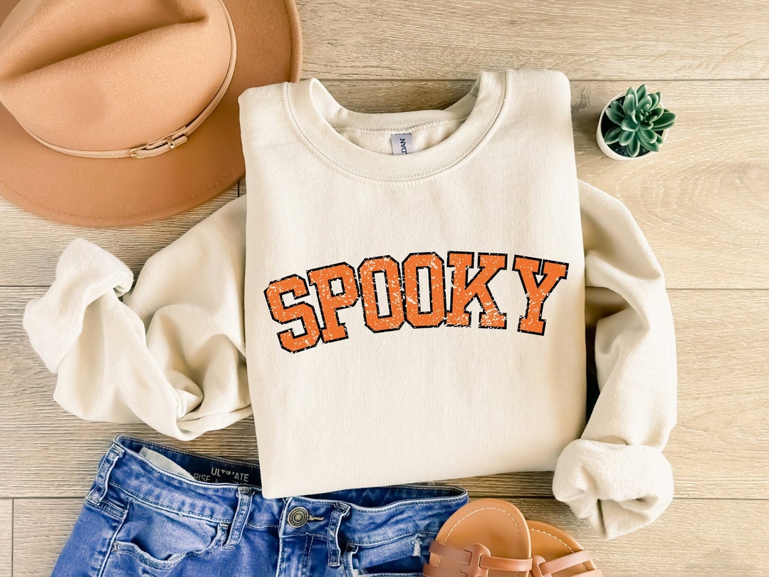 Spooky Varsity PNG, Varsity Spooky Design, Retro Fall Png, Spooky ...