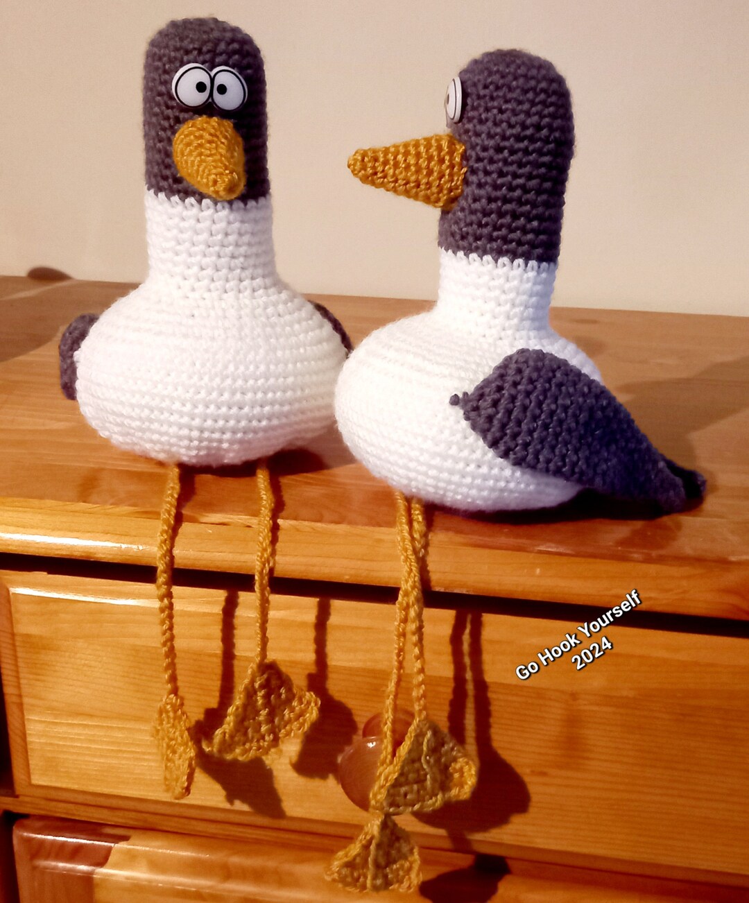 Sneaky Seagull Crochet Pattern - Etsy