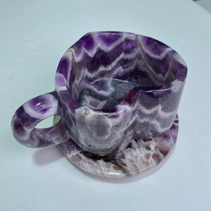 1pcs Natural Dream Amethyst Cup, Crystal Couple Tea Cup, Coffee Cup ...