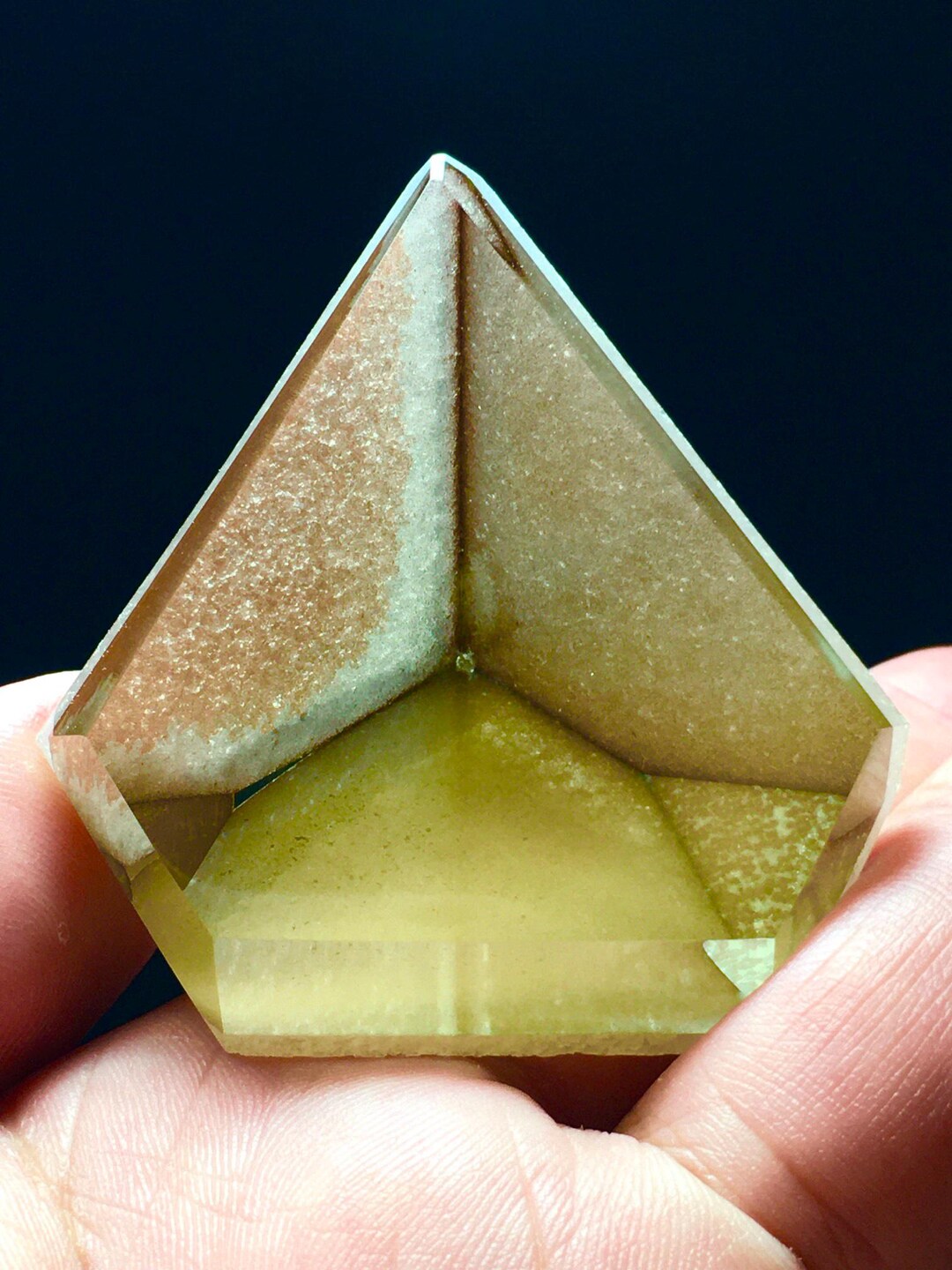Natural High Quality Citrine Pyramid Carving,party Gift, Birthday Gift ...