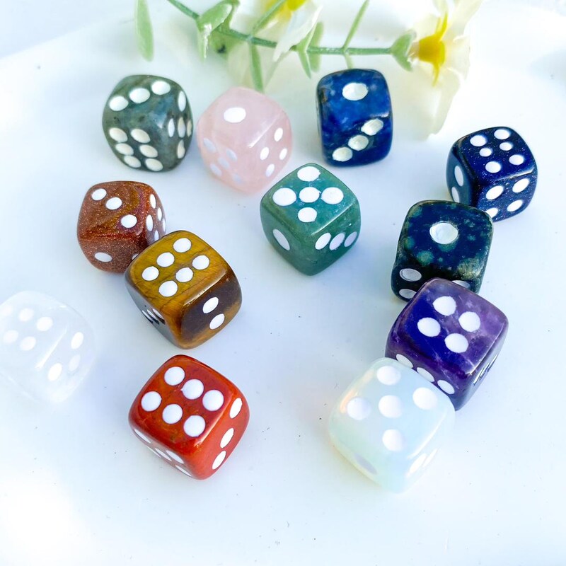 Crystal Dice - Etsy