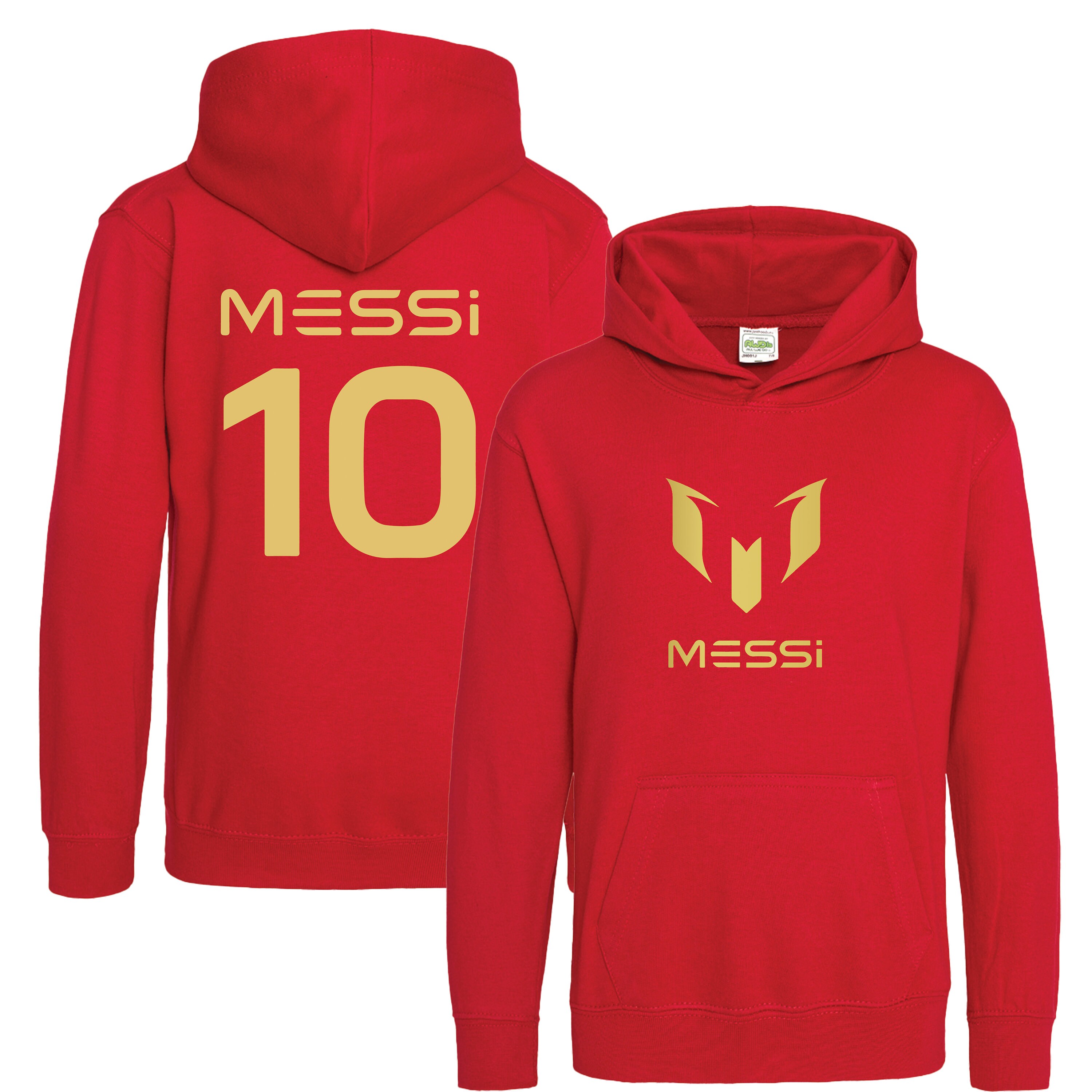 Kids Lionel Messi Inspired Soccer Hoodie Jumper Footy Merch Jumper ...