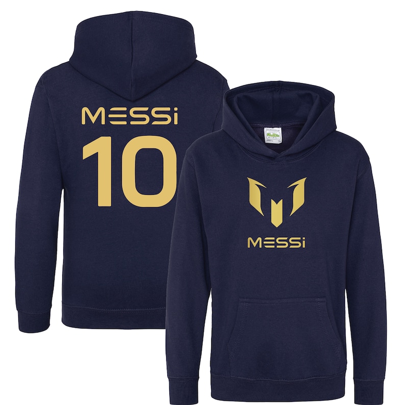 Kids Lionel Messi Inspired Soccer Hoodie Jumper Footy Merch Jumper ...