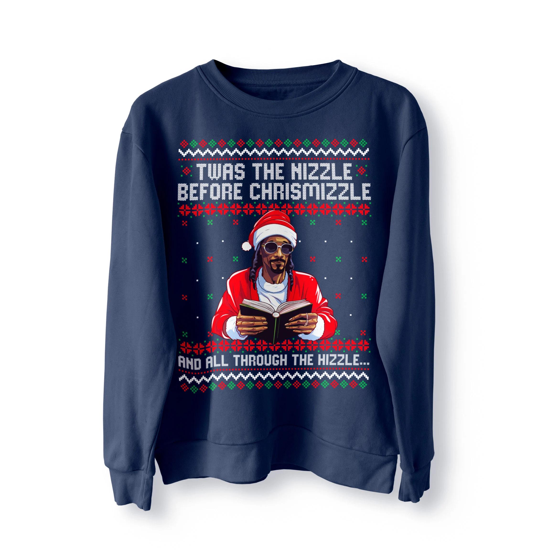 Funny Rapper Christmas Jumper, Ugly Christmas Sweater Funny Christmas ...