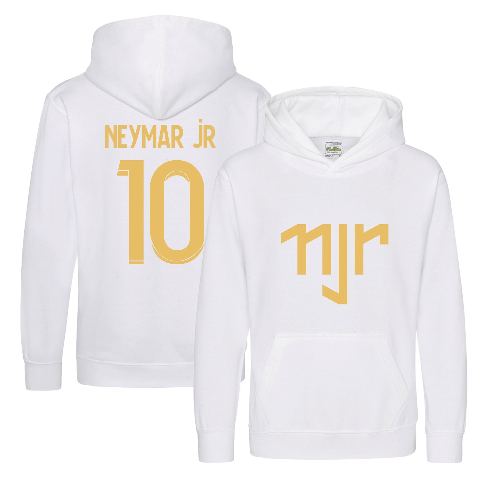 Kids Neymar Jr Inspired Soccer Hoodie Jumper Footy Merch Jumper Neymar ...