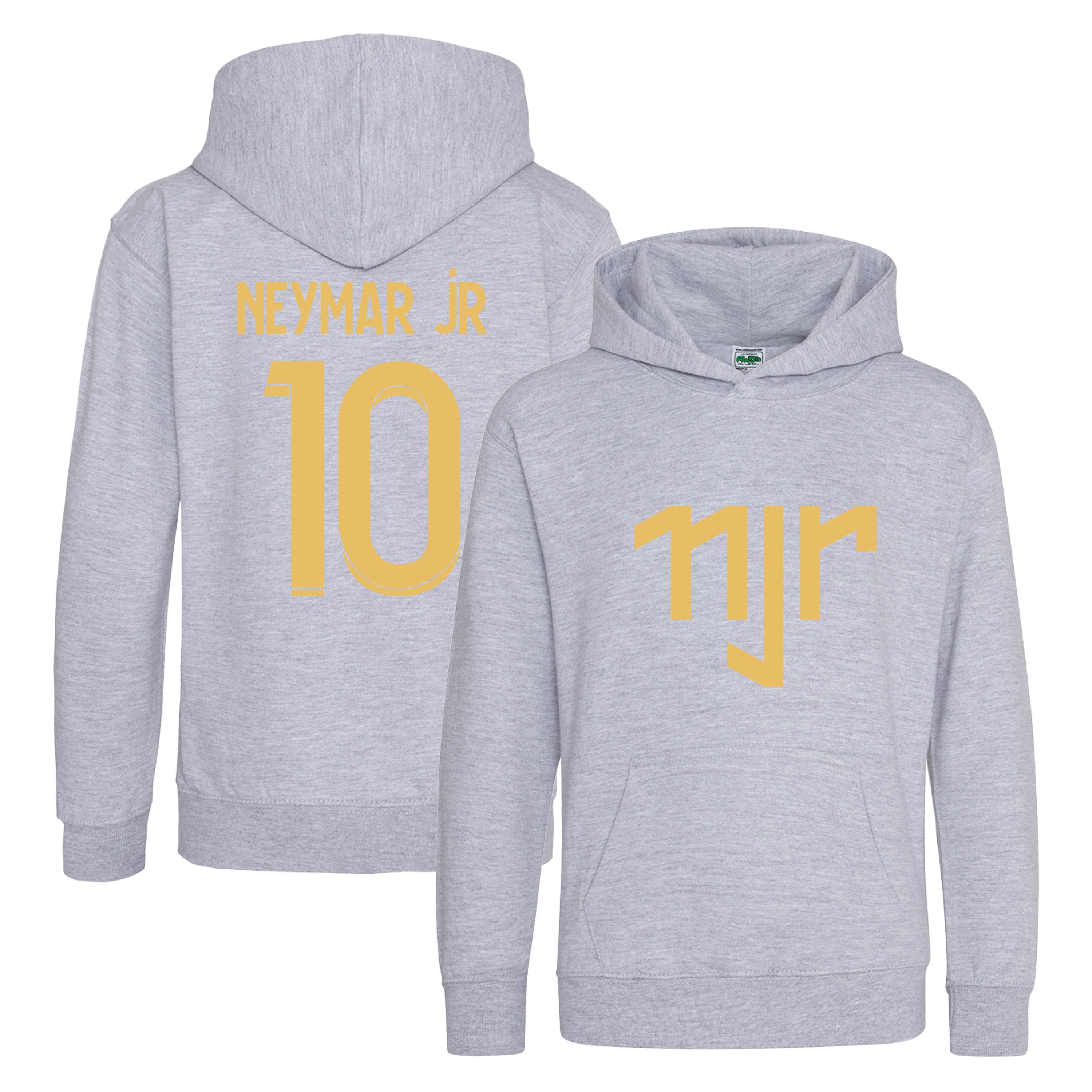 Kids Neymar Jr Inspired Soccer Hoodie Jumper Footy Merch Jumper Neymar ...