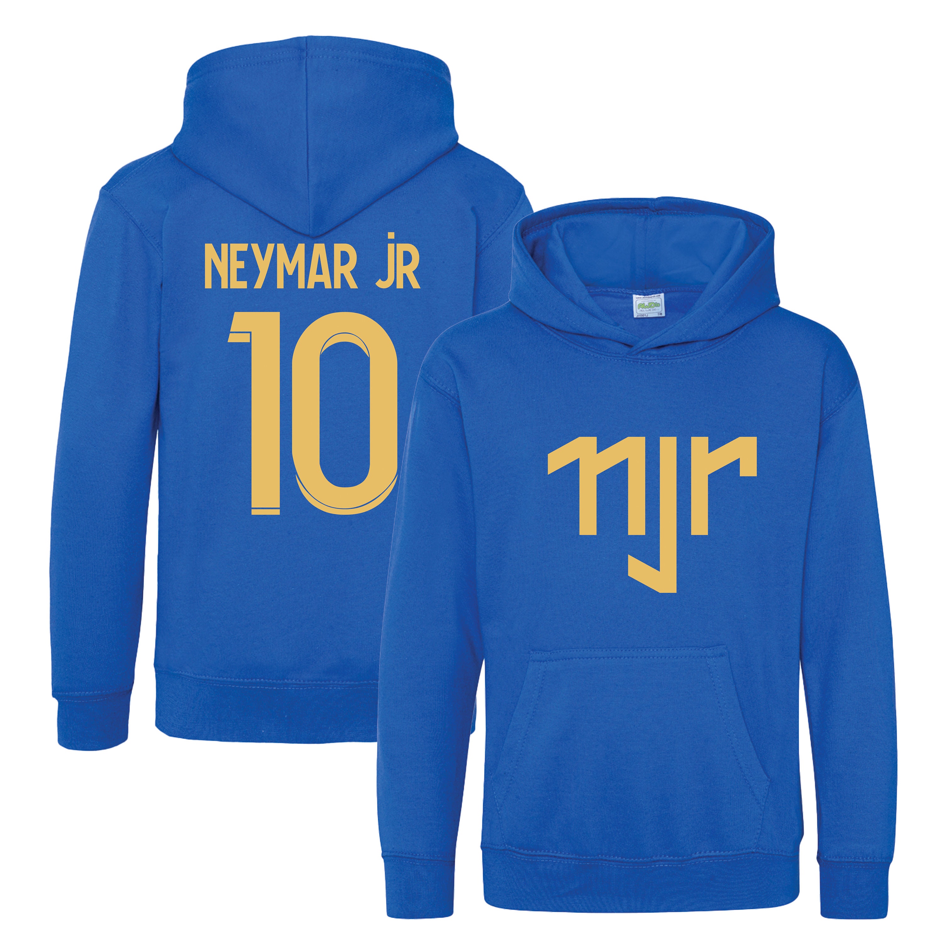 Kids Neymar Jr Inspired Soccer Hoodie Jumper Footy Merch Jumper Neymar ...