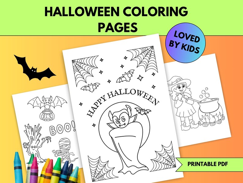 Halloween Coloring Pages, Loved by Kids, Spooky Coloring Sheets ...