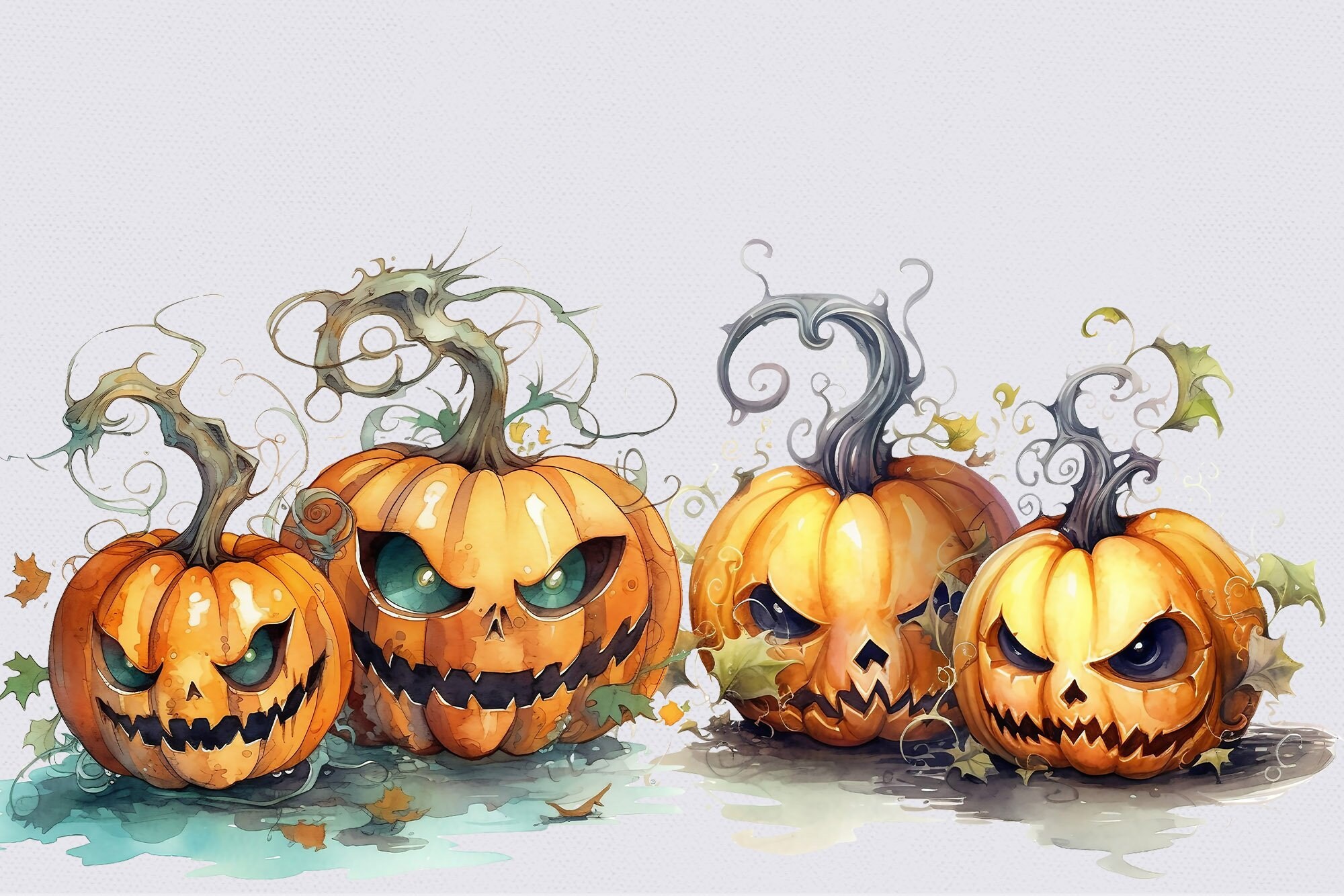 Scarecrow Clipart Halloween Clipart Fall Clipart Autumn - Etsy