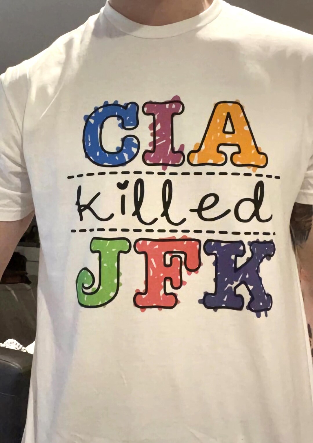 CIA Killed JFK Offensive T Shirt Funny Meme Shirt Cringe Shirt ...