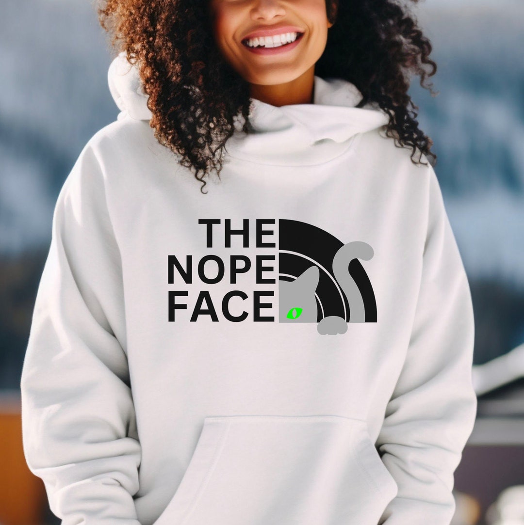The Nope Face Shirt, Funny Cat Shirt, Cat Lover Shirt, Cat Lover Gift ...