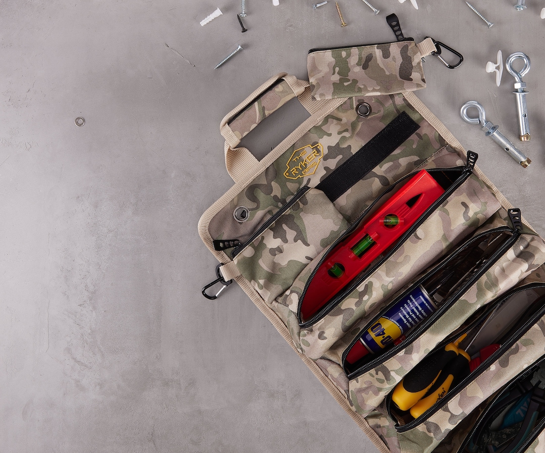 The Ryker Bag CAMO Tool Organizer-small Tool Bag W/detachable Pouches ...