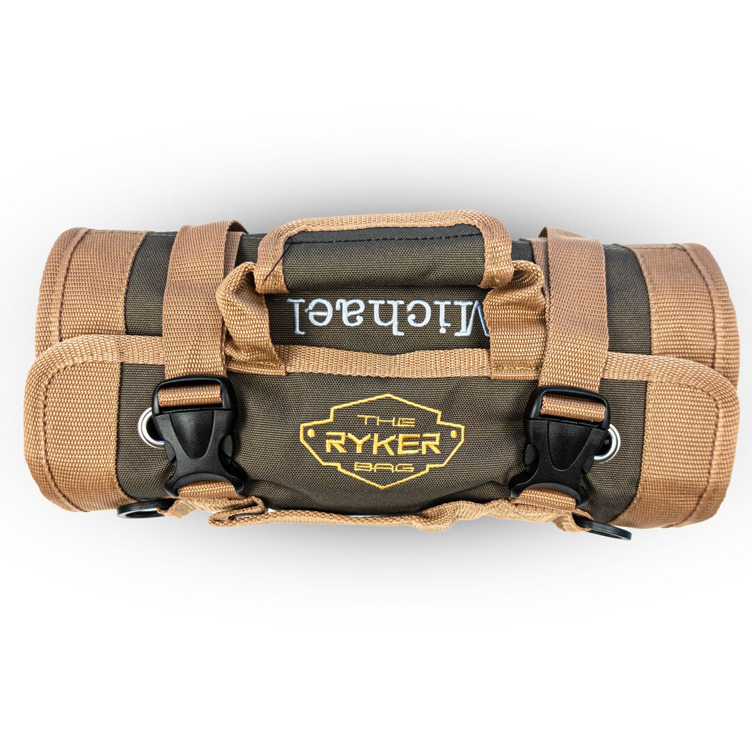 The Ryker Bag Personalized Name Tool Roll Organizer, Heavy Duty Roll up ...