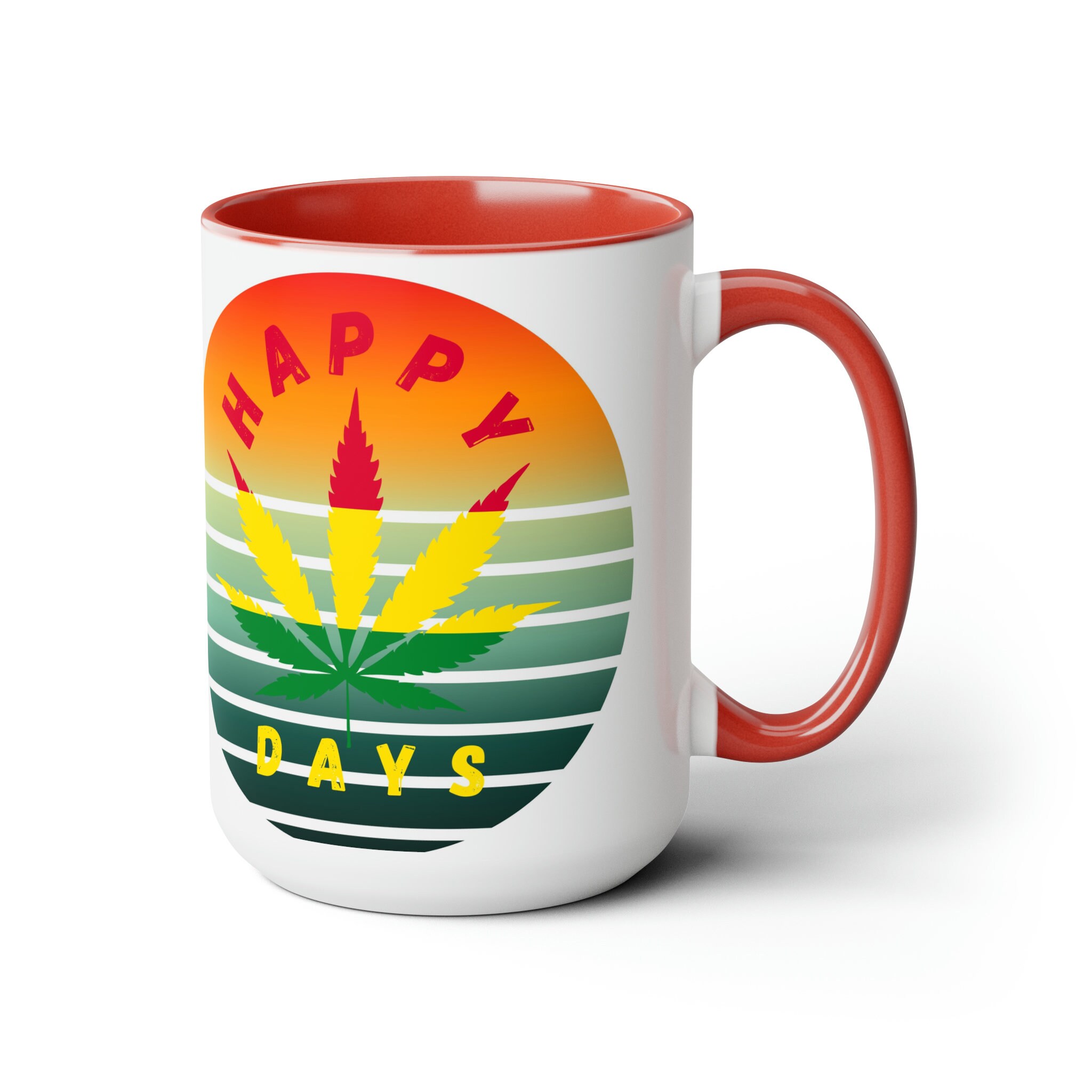 Marijuana Coffee Mug, Cannabis Weed Coffee Hippie Cup, 420 Stoner ...