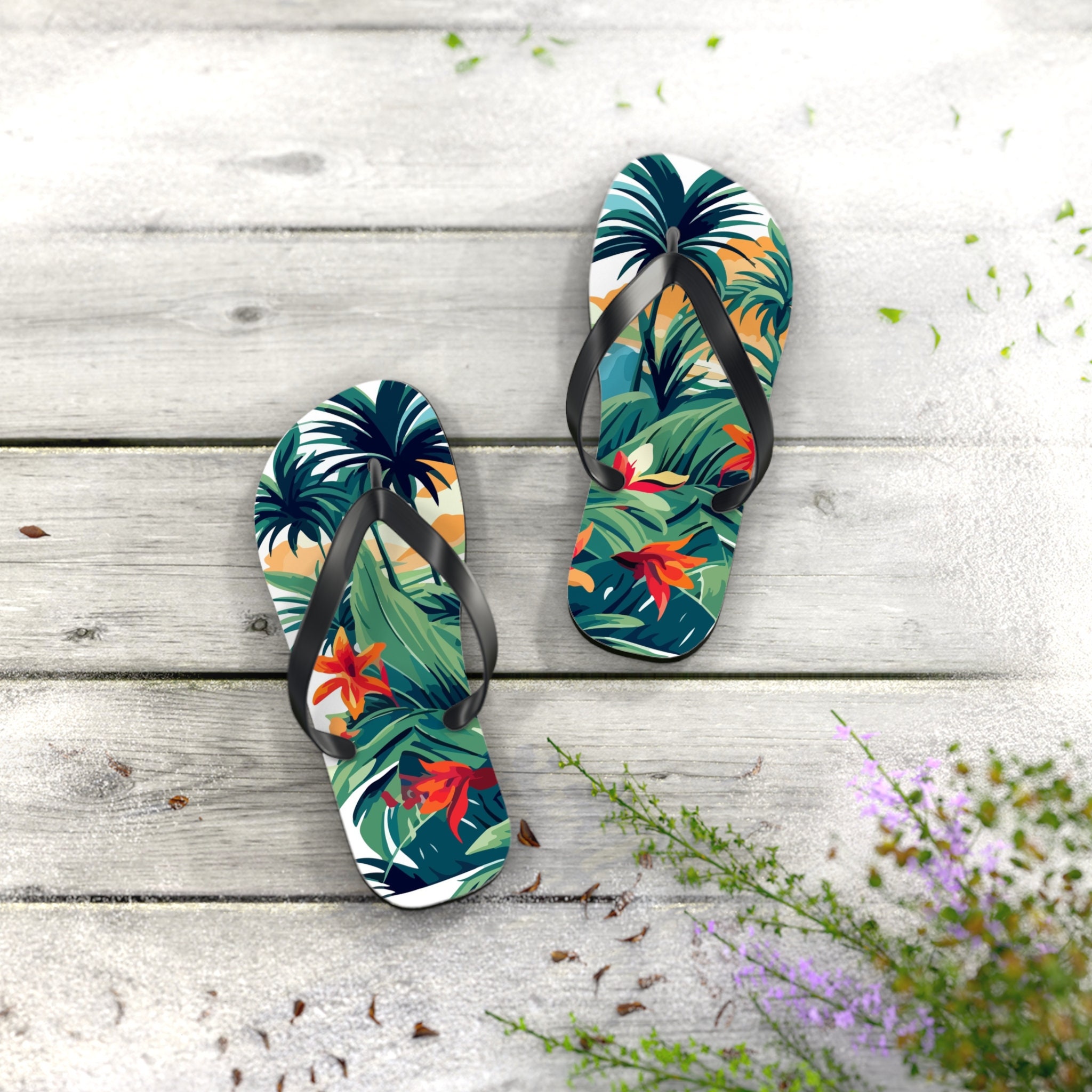 Summer Pool Gifts, Tropical Zoris, Beach Shoes, Hawaiian Slippers ...