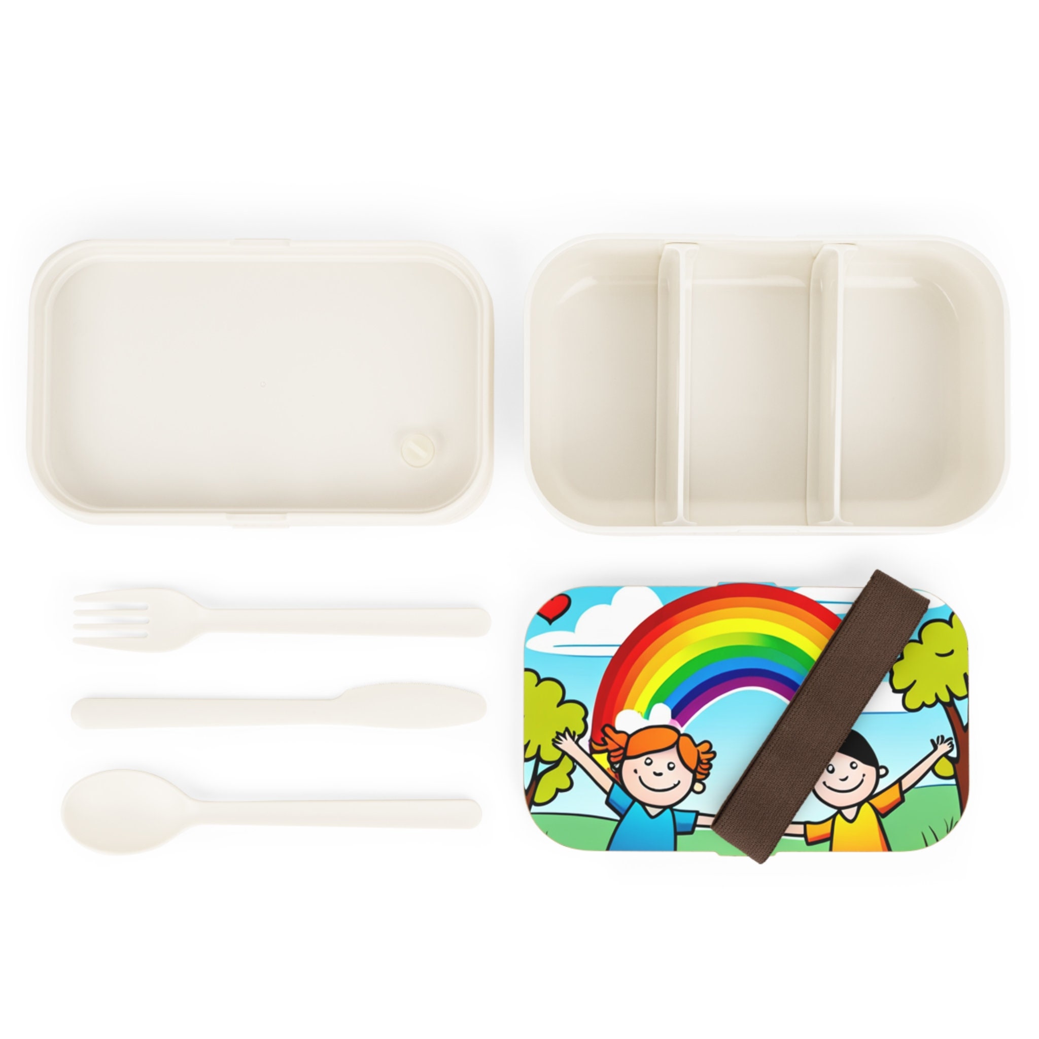 Happy Kids Lunch Box, Kids Bento Box, Personalized Back to School Gifts ...