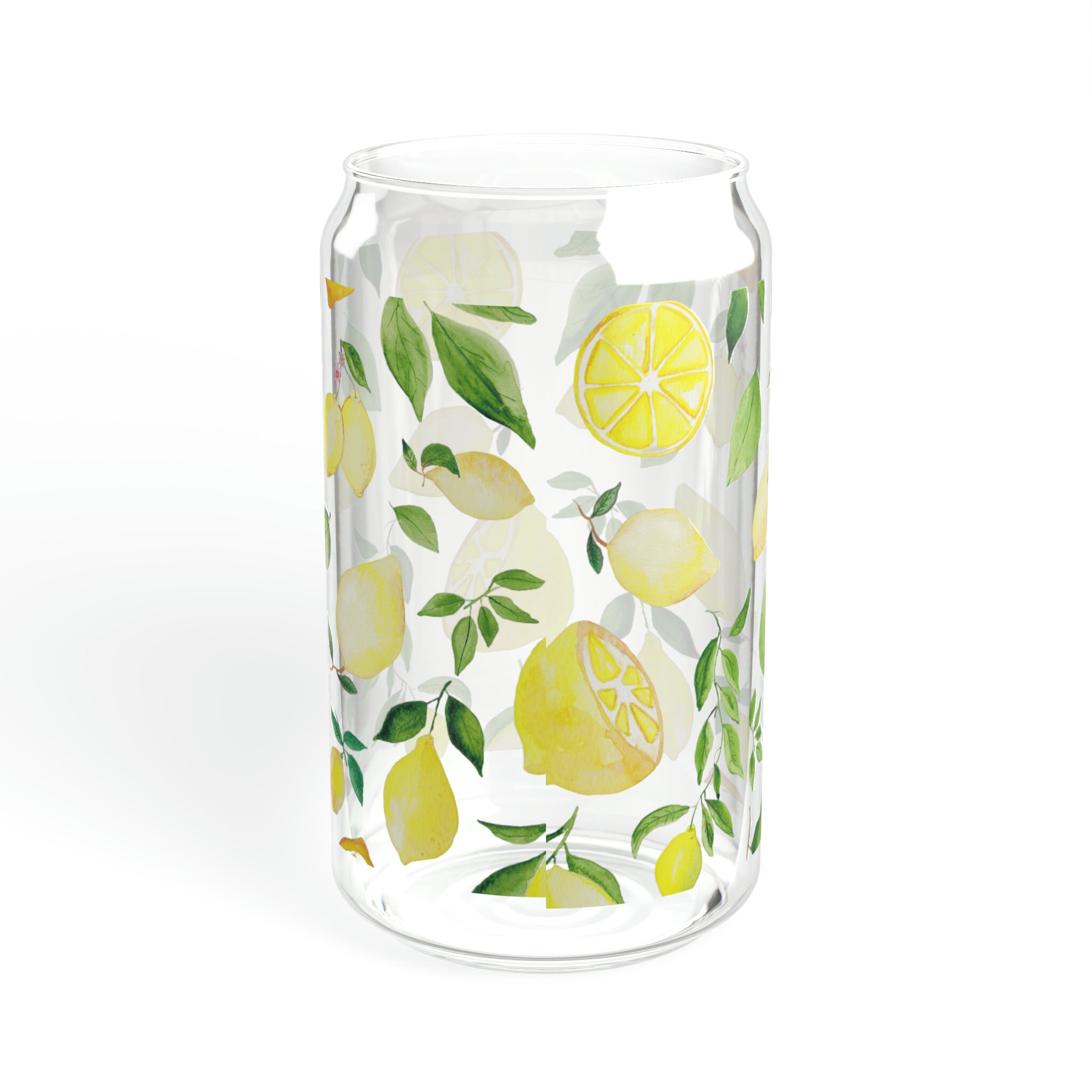 Lemonade Glass, Springtime Glass, Summertime Glass, Summer Fruit Glass ...