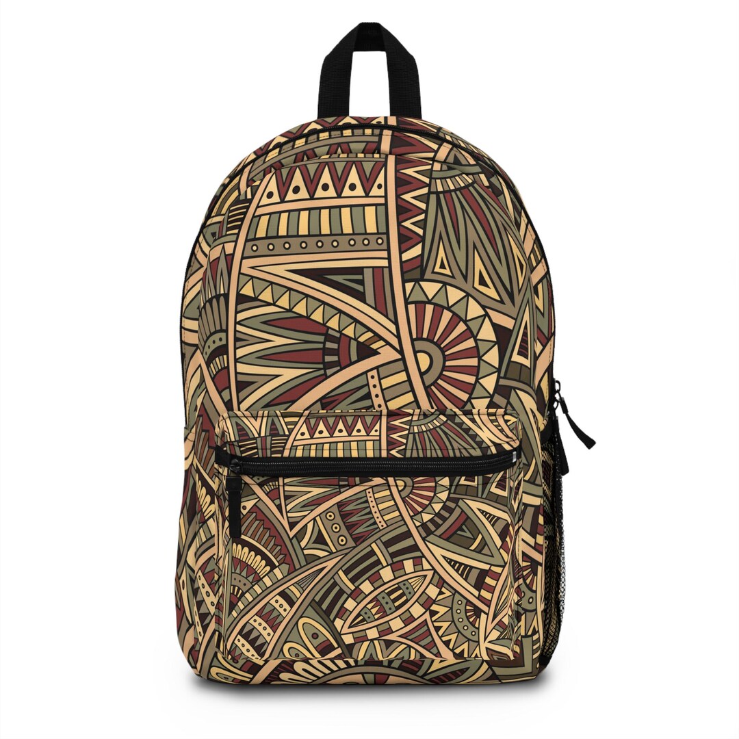Polynesian Tribal Backpack, Hawaiian Tribal Backpack, Durable Travel ...