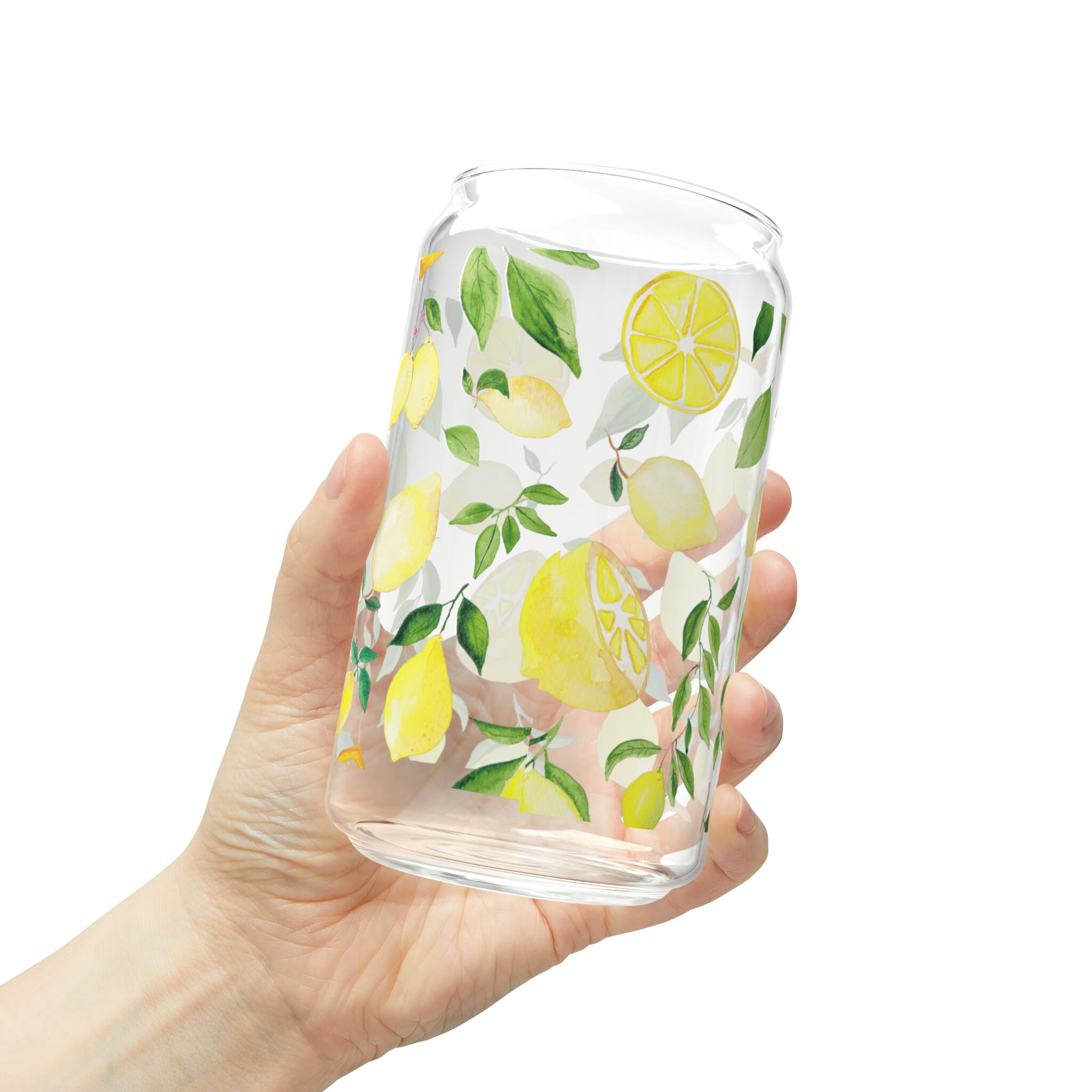 Lemonade Glass, Springtime Glass, Summertime Glass, Summer Fruit Glass ...