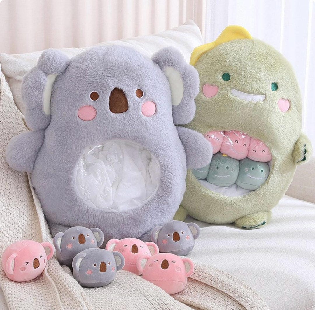 Personalised Name Soft Squishy Plush Toy Pillow With 6 Matching ...