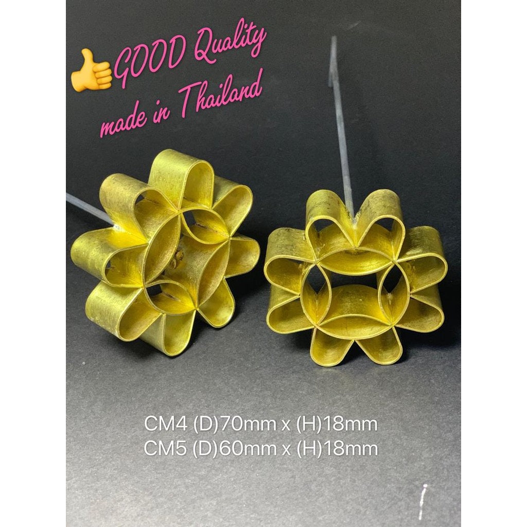 Dok Jok Brass Mold Lotus Flower Cookies Thai Traditional Dessert ...