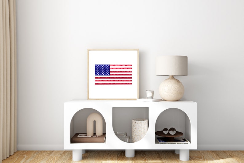 American Flag Art, Fourth of July Art, Memorial Day Art, Independence ...