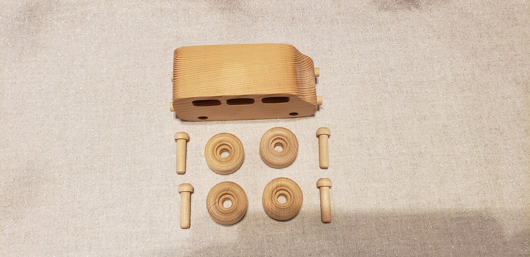 Wooden Toy Utility Bus Kits - Etsy