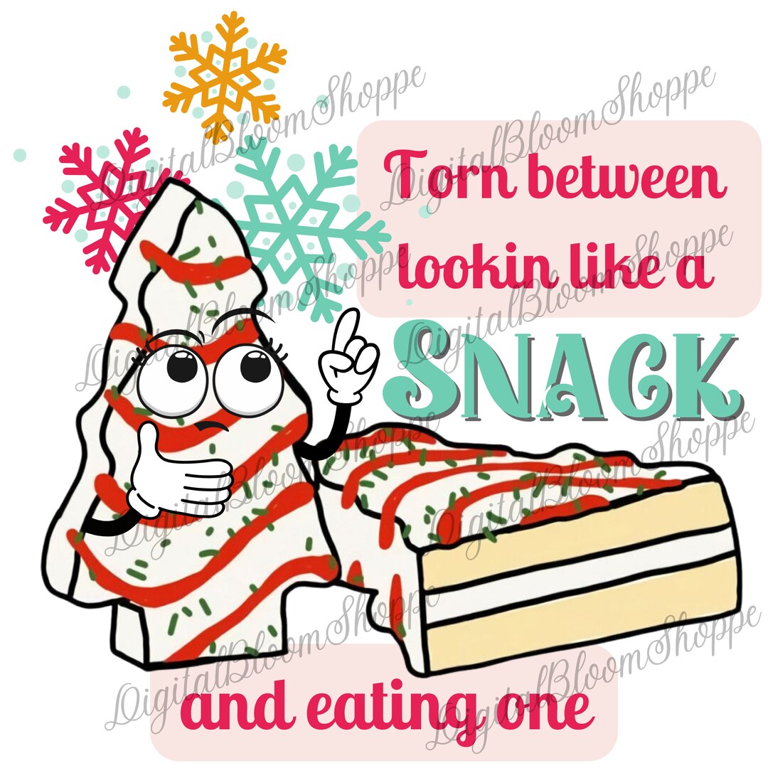 Torn Between Looking Like a Snack and Eating One Christmas Tree Cakes ...