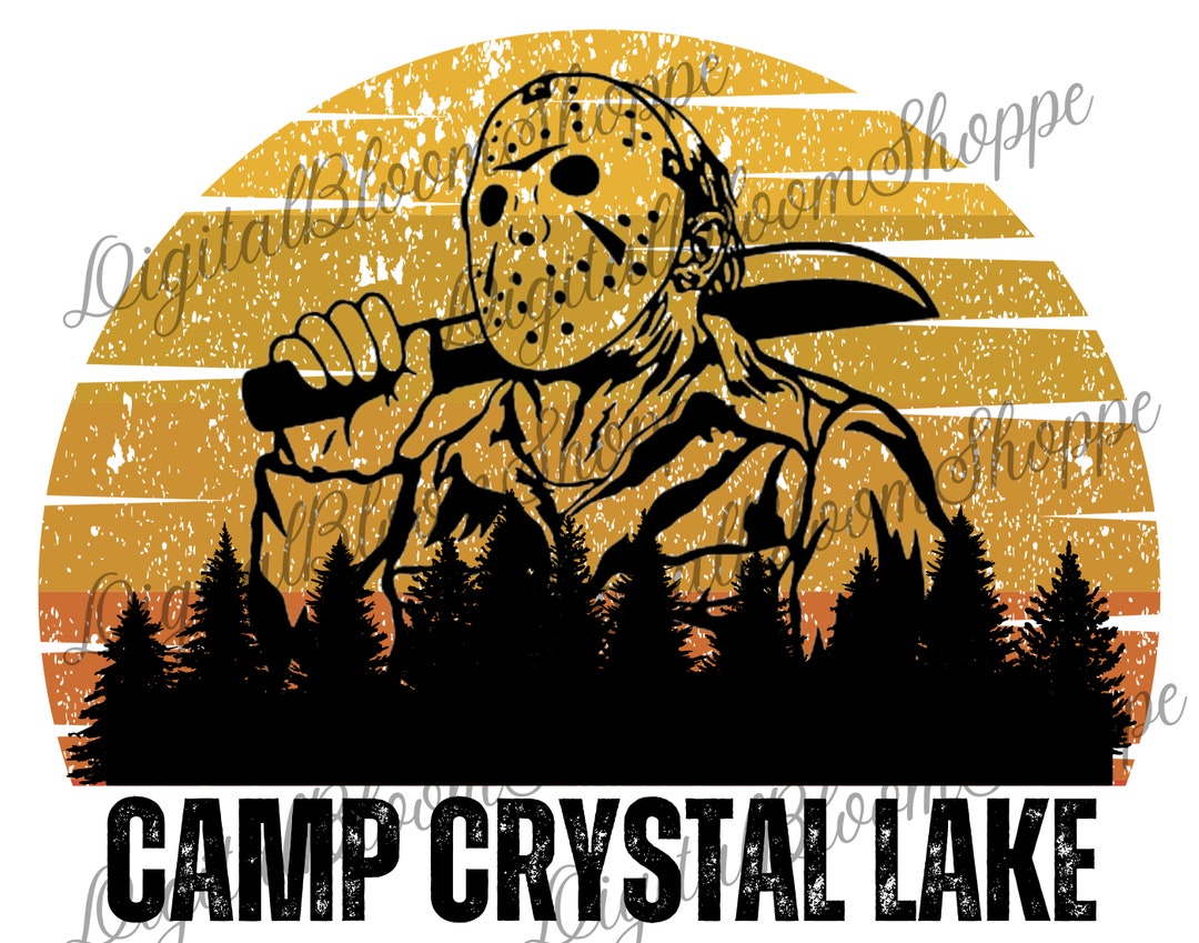Camp Crystal Lake Jason PNG File/ Sublimation/ DTF - Etsy