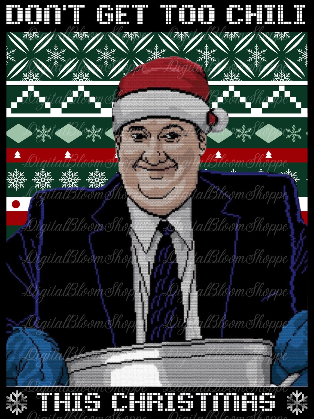 The Office Kevin Chili Funny Christmas PNG/ Sublimation/ DTF - Etsy