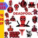 Deadpool Svg Bundle,deadpool Png, Deadpool Cricut,silhouette Clipart ...