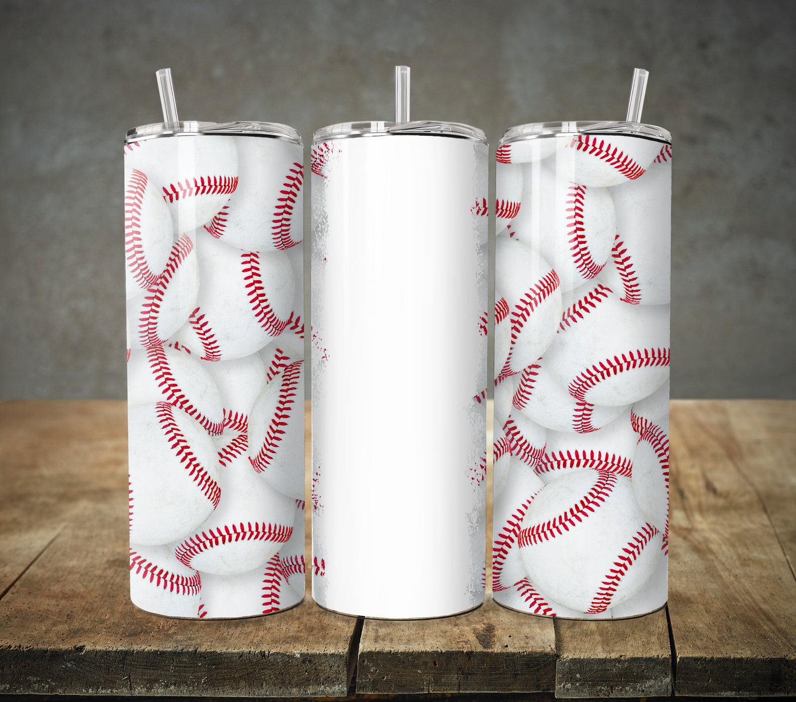 20oz Skinny Tumbler Baseball Designs Template PNG File Download, Add ...