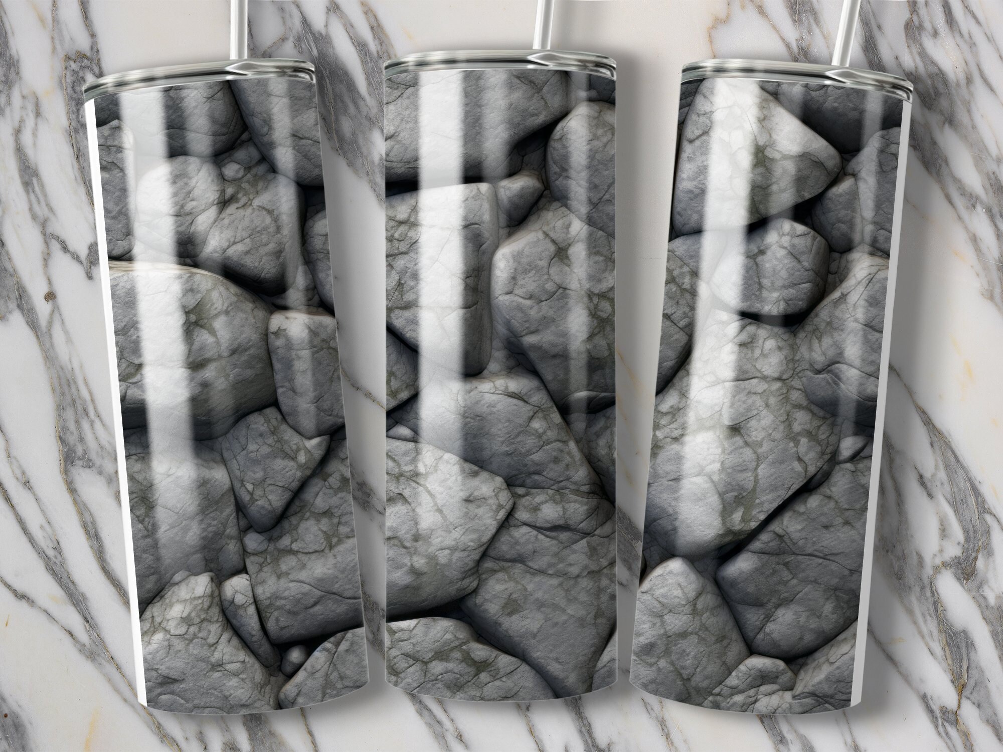 Rock Texture 20 Oz Skinny Tumbler, Sublimation Design, Digital Download ...