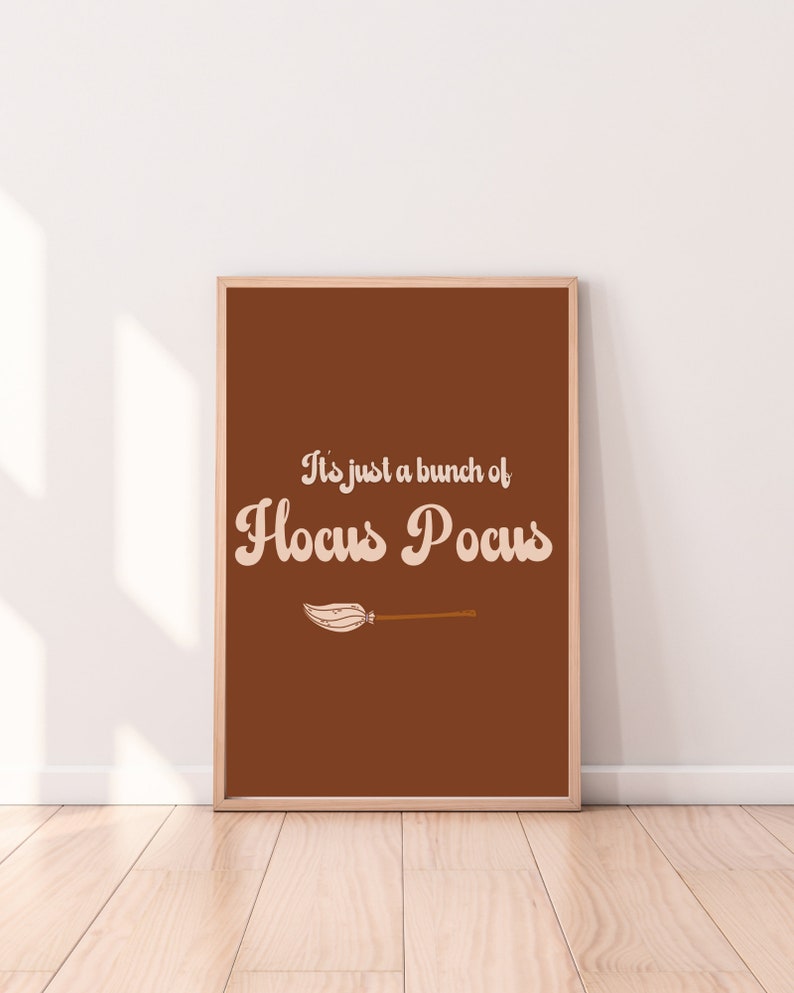 Hocus Pocus Printable Poster Halloween Poster Printables - Etsy