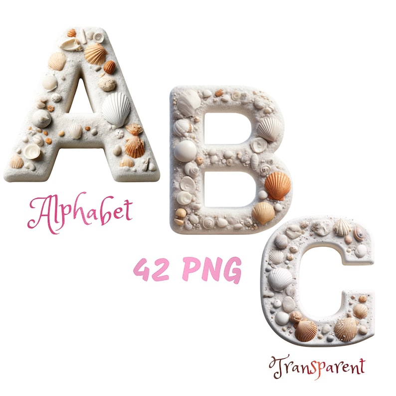 Beach Soil Alphabet PNG - Sand Textured Letters Clipart- Digital ...
