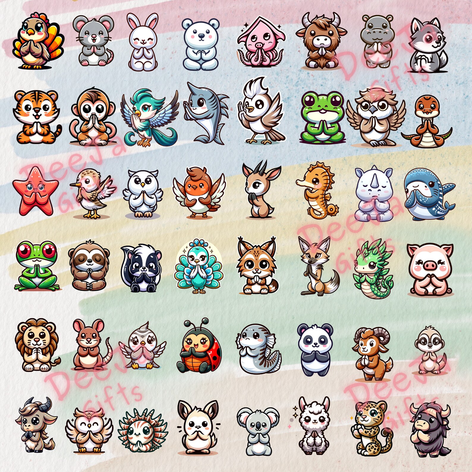 Cartoon Clipart, Cute Animal Clipart, Animal Clipart, Pray Png, Farm ...