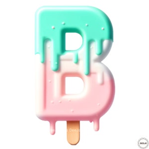 Popsicle Alphabet PNG - Summer Letters Clipart - Ice Lolly Font PNG ...