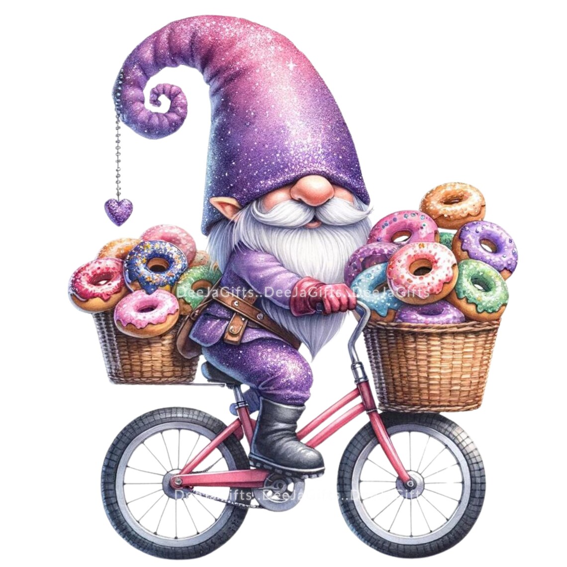 Whimsical Workout Gnome 15 Handcrafted Fitness Donut Gnome Figurine for ...