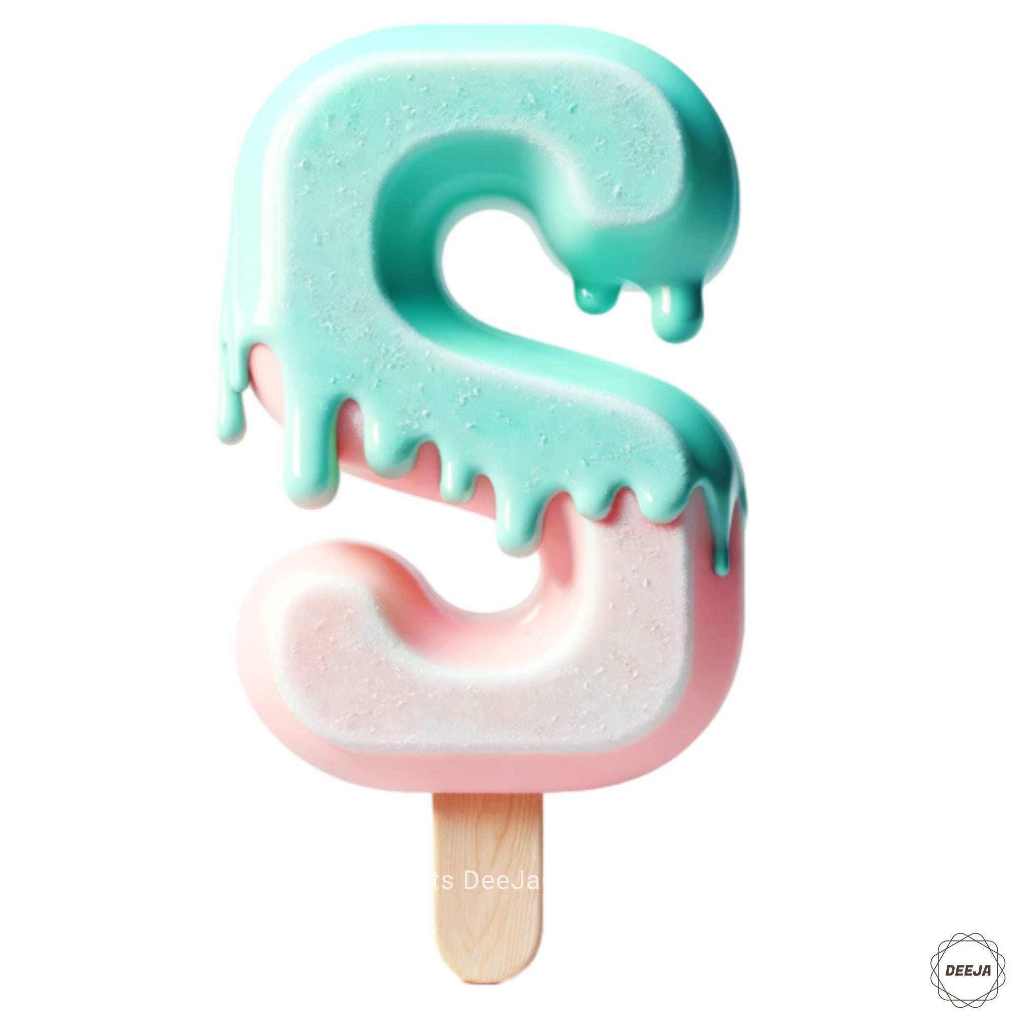 Popsicle Alphabet PNG Summer Letters Clipart Ice Lolly Font PNG Digital ...