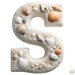 Beach Soil Alphabet PNG Sand Textured Letters Clipart Digital Download ...
