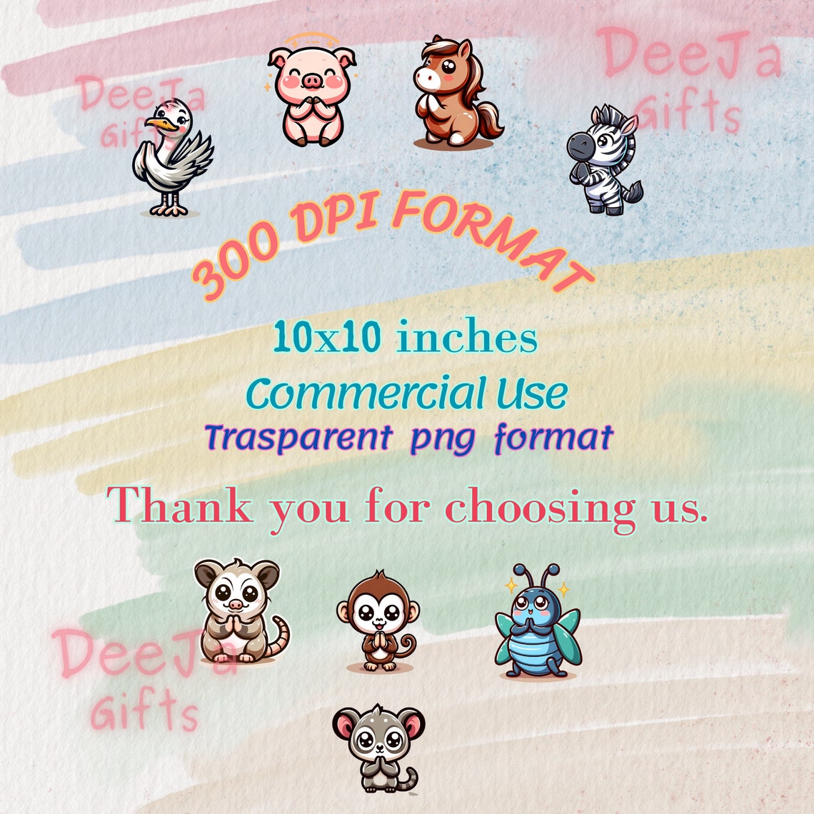 Cartoon Clipart, Cute Animal Clipart, Animal Clipart, Pray Png, Farm ...