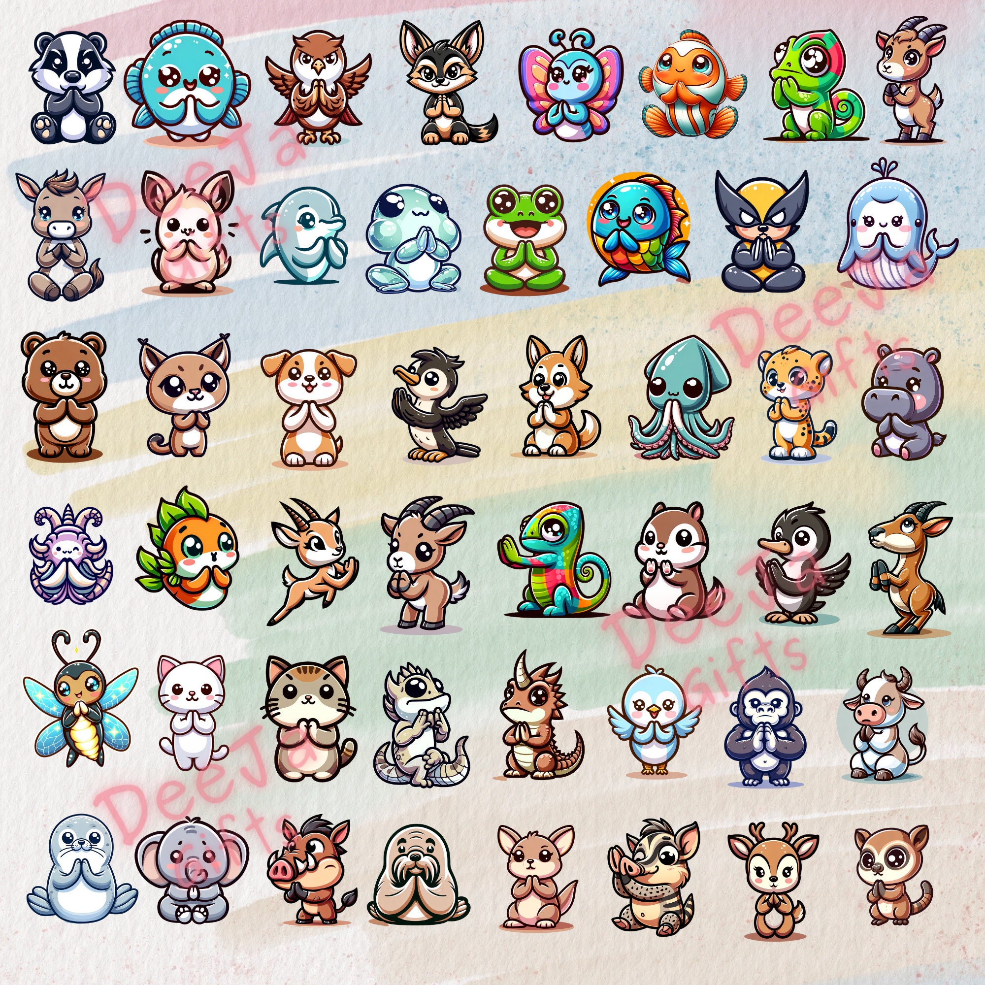 Cartoon Clipart, Cute Animal Clipart, Animal Clipart, Pray Png, Farm ...