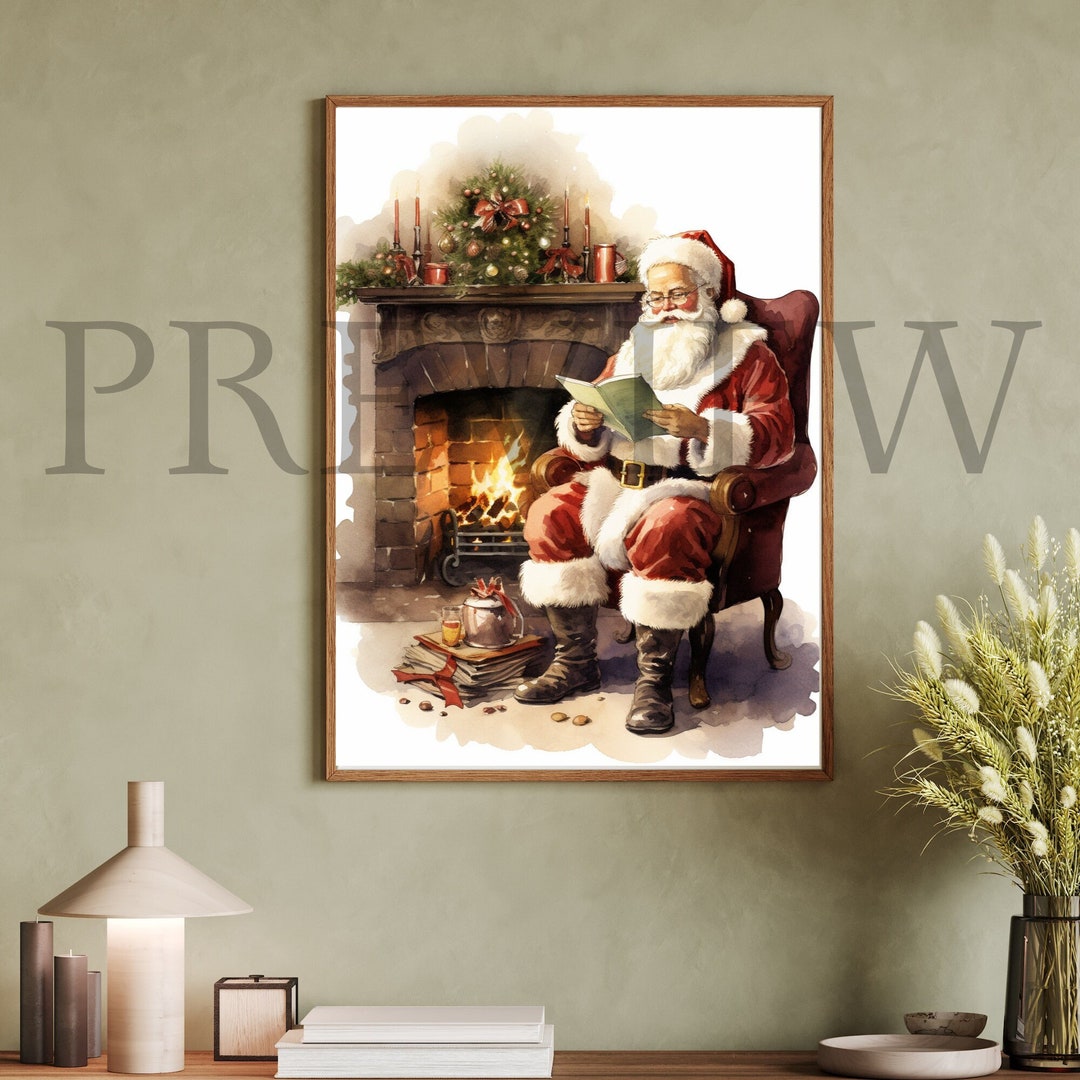 Christmas Wall Art Printable Set of 10 Winter Decor - Etsy