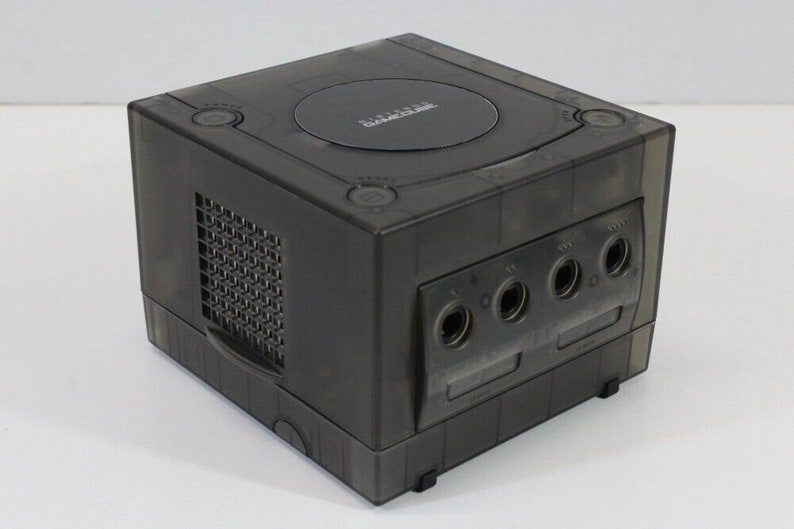 Nintendo Gamecube Console Clear Transparent Black NTSC-U/C DOL-001 Gc ...